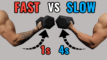 Slow Reps vs Fast Reps: Which is Better for Muscle Growth?